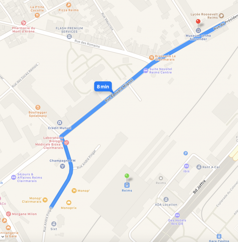 Museum of the Surrender (Musée de la Reddition) in Reims, France