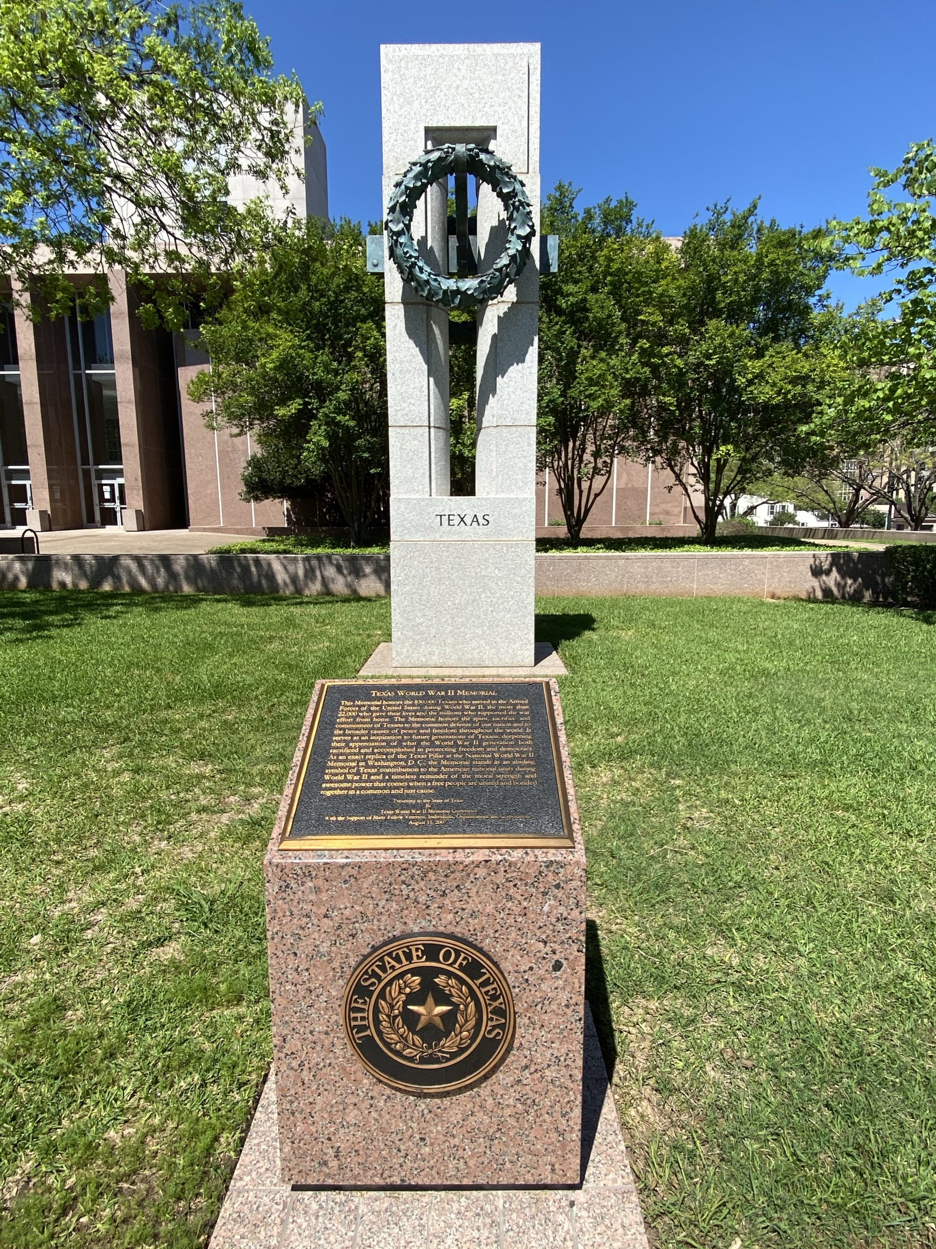 Texas Capitol Monuments and Markers